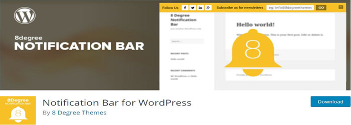 9 Best Notification Bar Plugins For WordPress 2019 - Gomahamaya