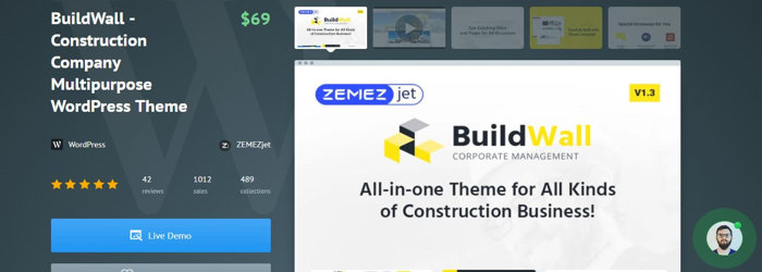 25 Best Construction Company WordPress Themes 2019 For Business - Gomahamaya
