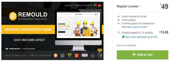 25 Best Construction Company WordPress Themes 2019 For Business - Gomahamaya