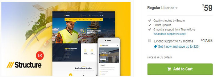 25 Best Construction Company WordPress Themes 2019 For Business - Gomahamaya